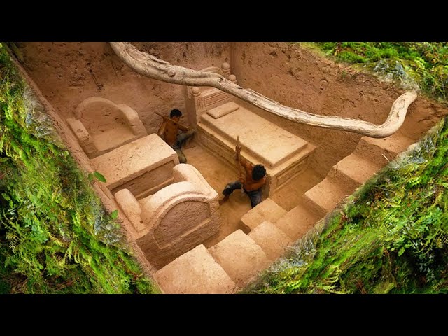 The Survival Wild: Build The Most Modern Underground Living Room ...