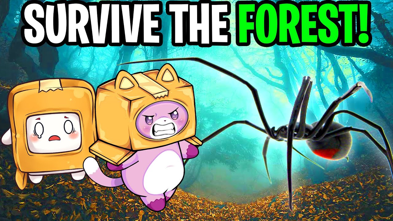 Can Foxy & Boxy SURVIVE In This FOREST?! (FOXY OOFED A SPIDER ...