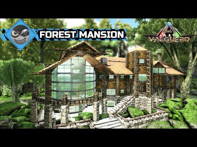 Ark: Survival Evolved - Large House Build - Forest Mansion Base Design ...